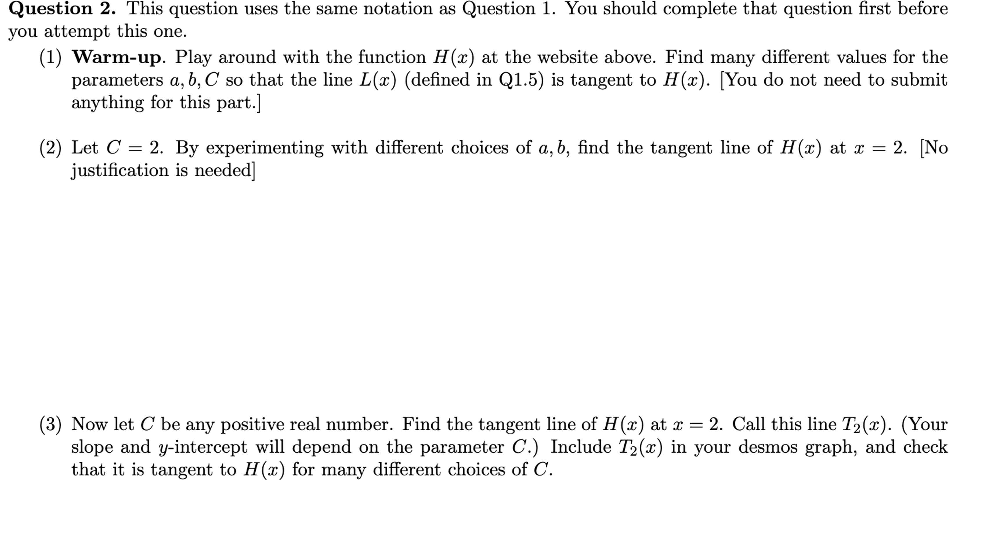 Question 2. ﻿This question uses the same notation as | Chegg.com