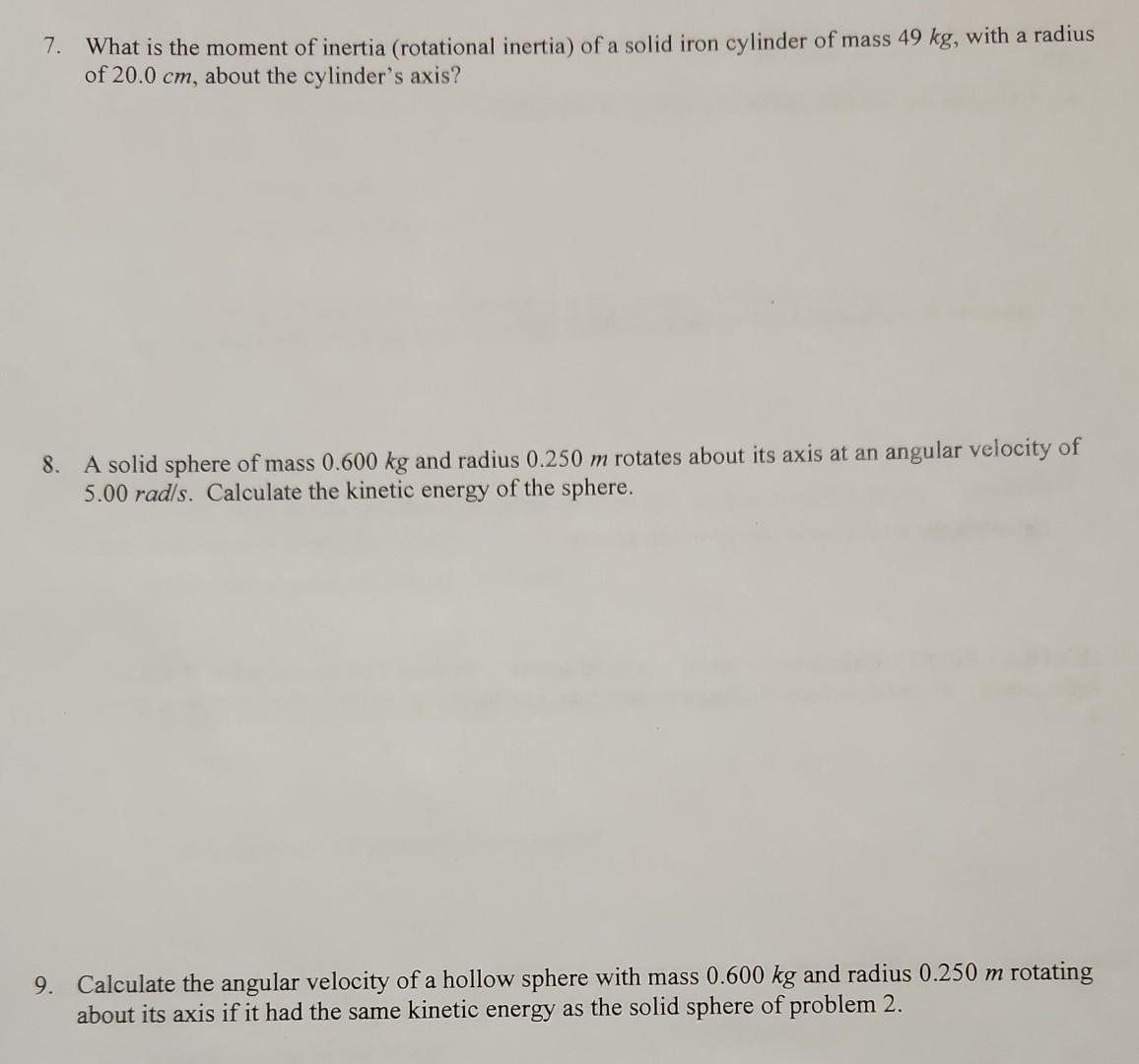Solved 1. Multiple choice. An object moving in a circle at a | Chegg.com