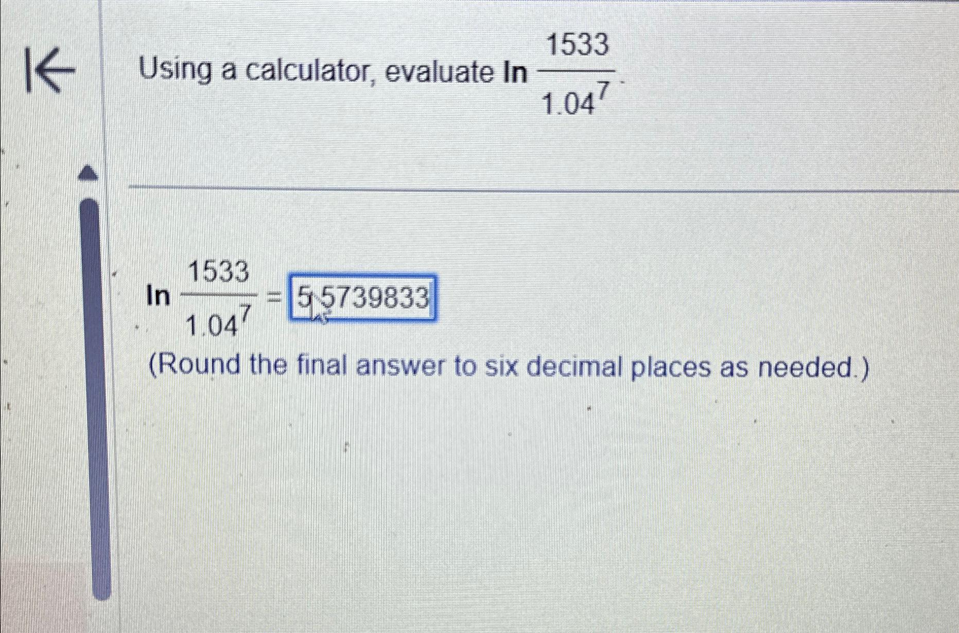Solved Using a calculator, evaluate | Chegg.com