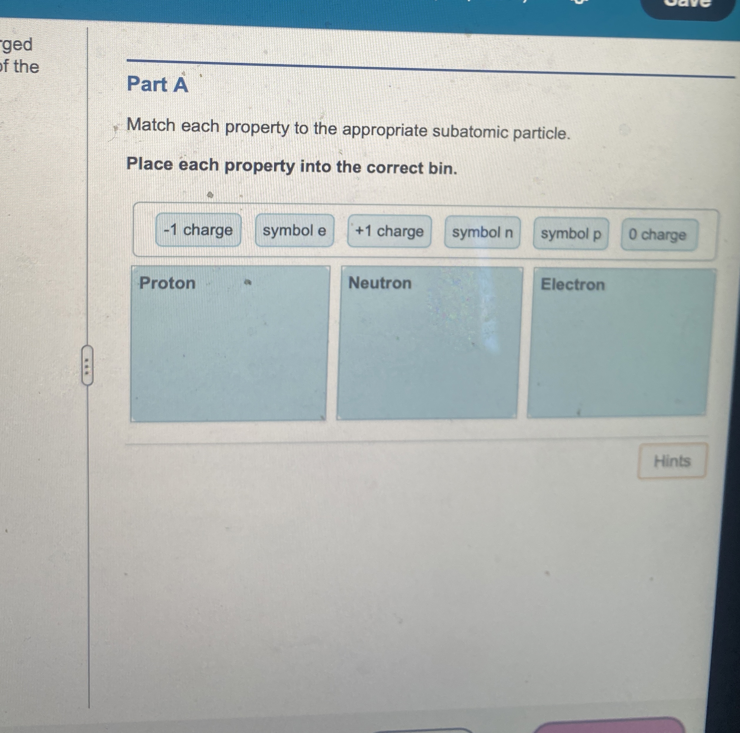 Solved gedft thePart AMatch each property to the appropriate | Chegg.com