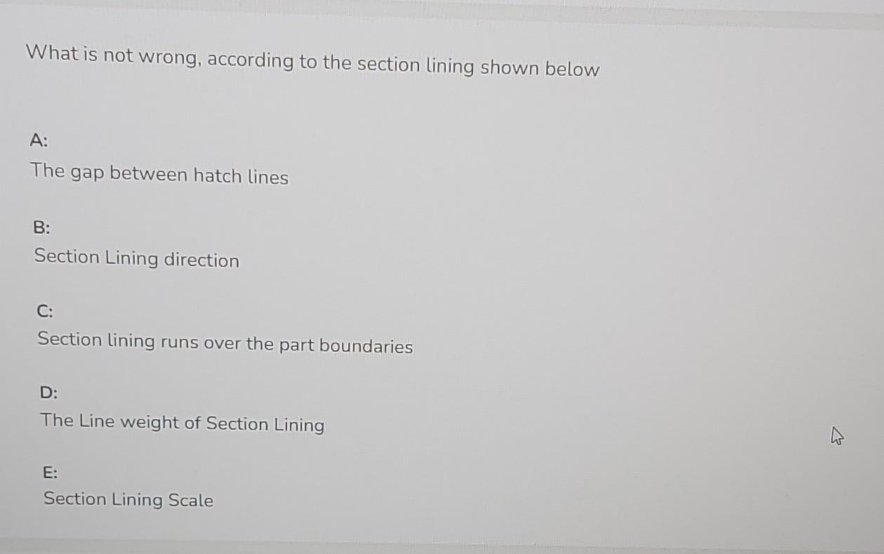 Solved What is not wrong, according to the section lining | Chegg.com