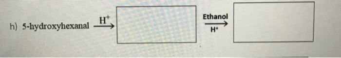 Solved h) 5-hydroxyhexanal Ethanol H | Chegg.com