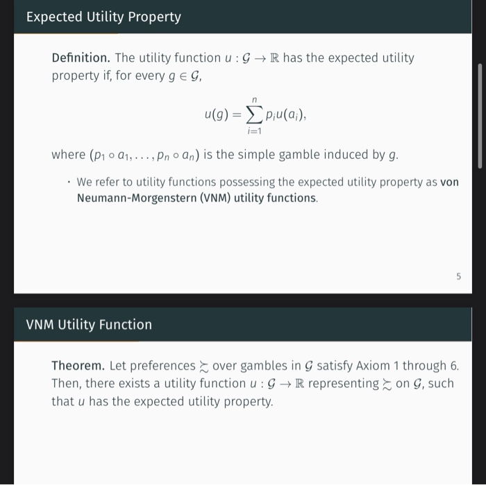 Solved 2. Show that for > 0, the VNM utility function u(w) = | Chegg.com