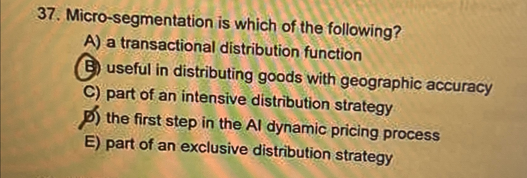 Solved Micro-segmentation is which of the following?A) ﻿a | Chegg.com