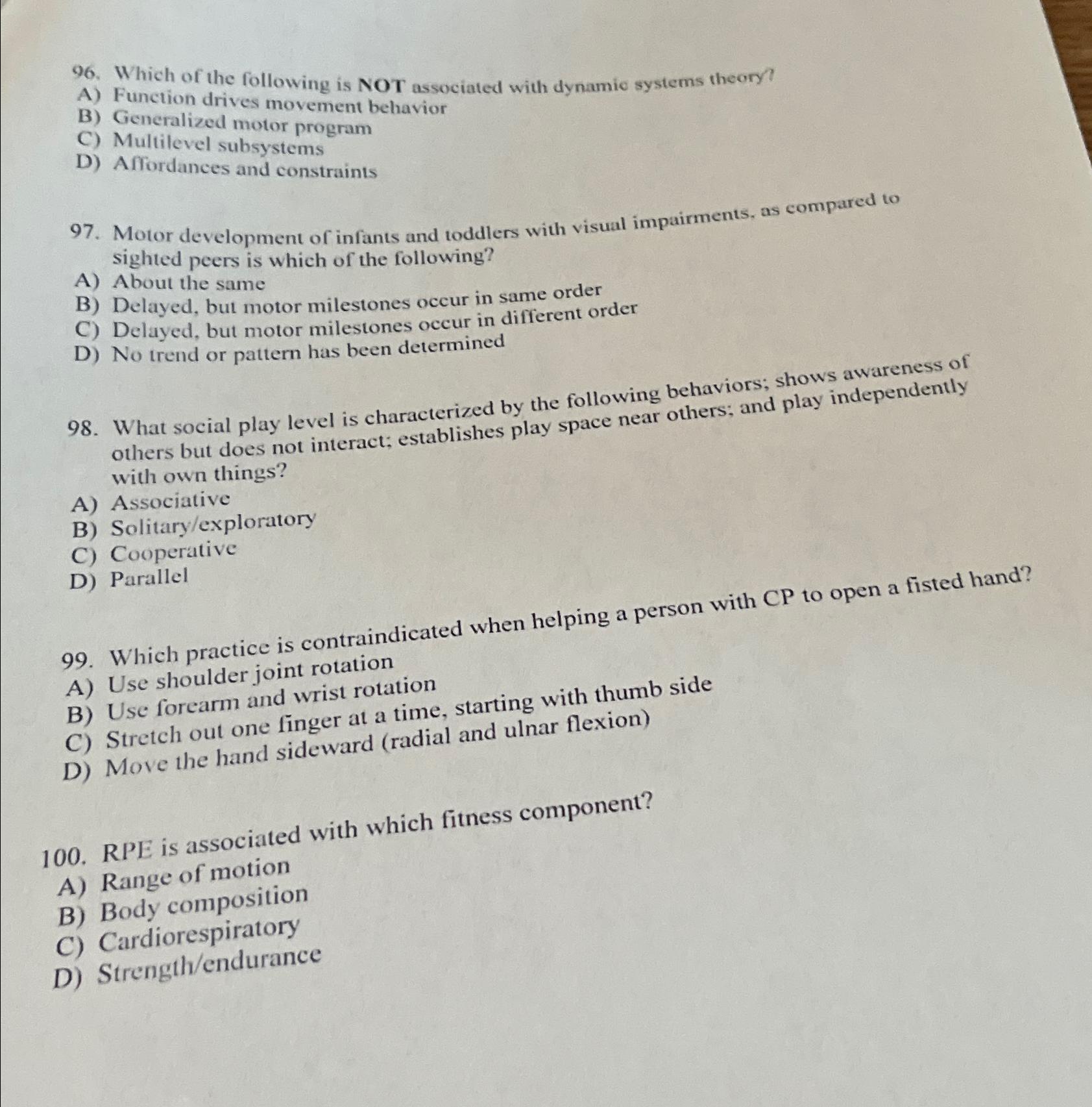 Solved Which of the following is NOT associated with dynamic | Chegg.com