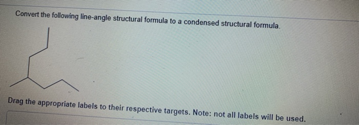 Solved Convert the following line-angle structural formula | Chegg.com