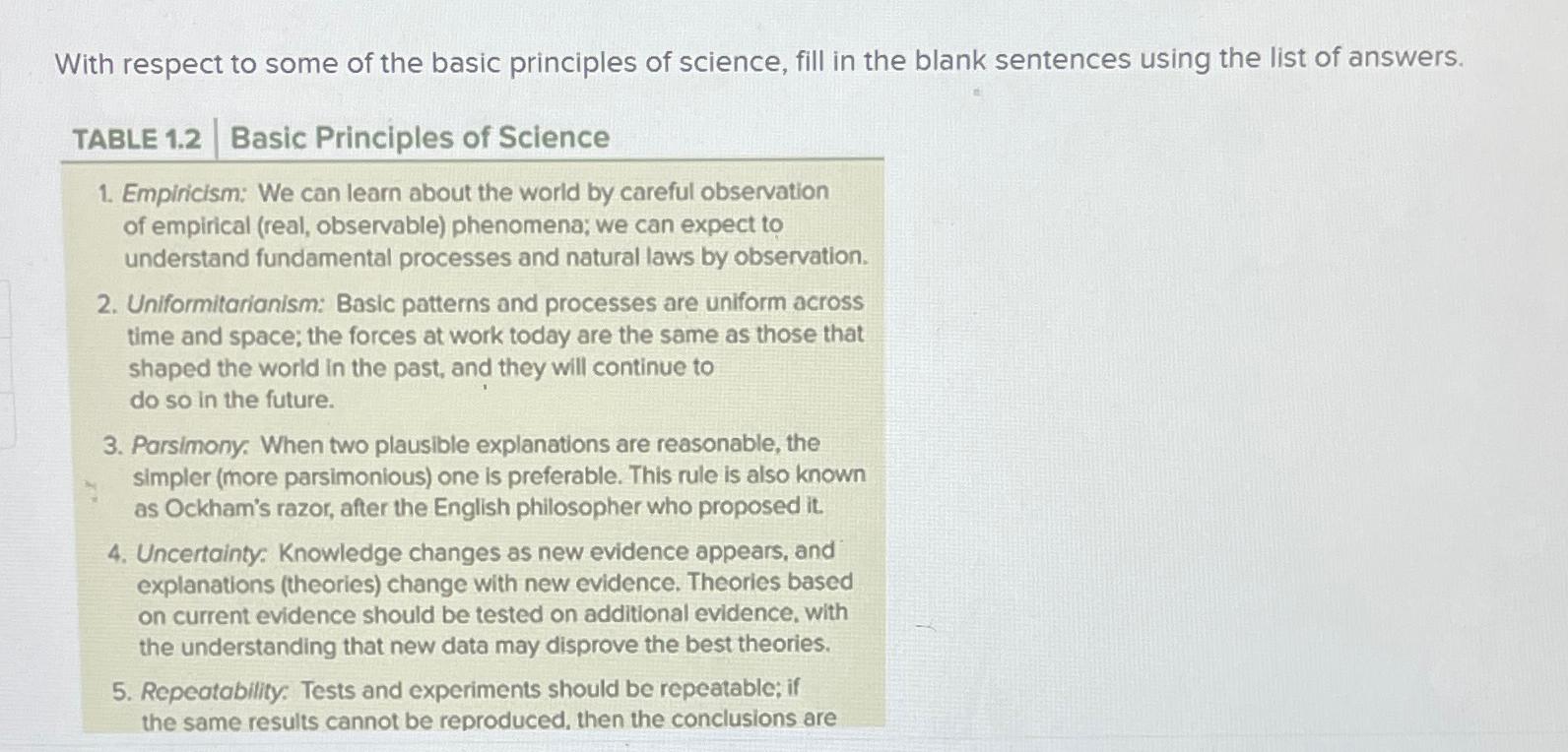 Solved With respect to some of the basic principles of | Chegg.com