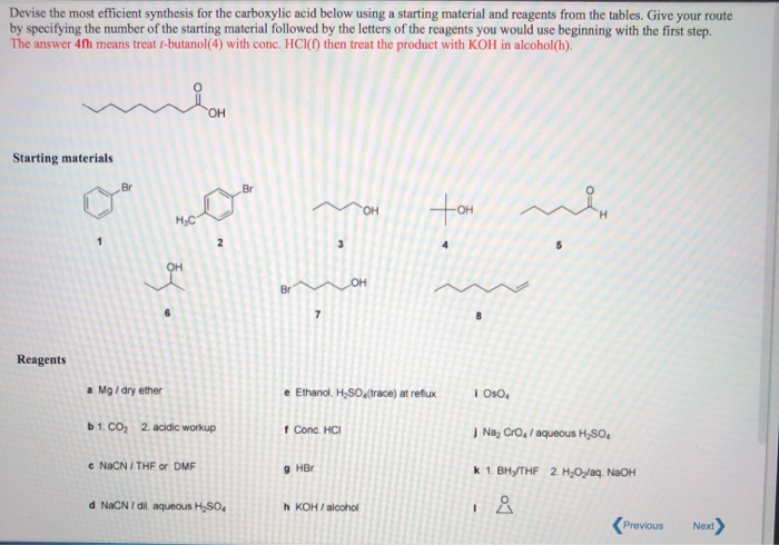 Solved Devise the most efficient synthesis for the | Chegg.com