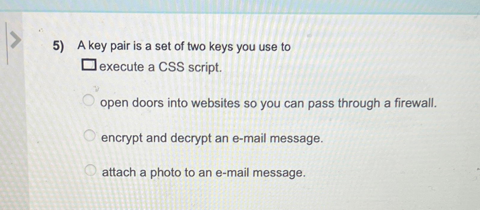 Solved A key pair is a set of two keys you use toexecute a | Chegg.com