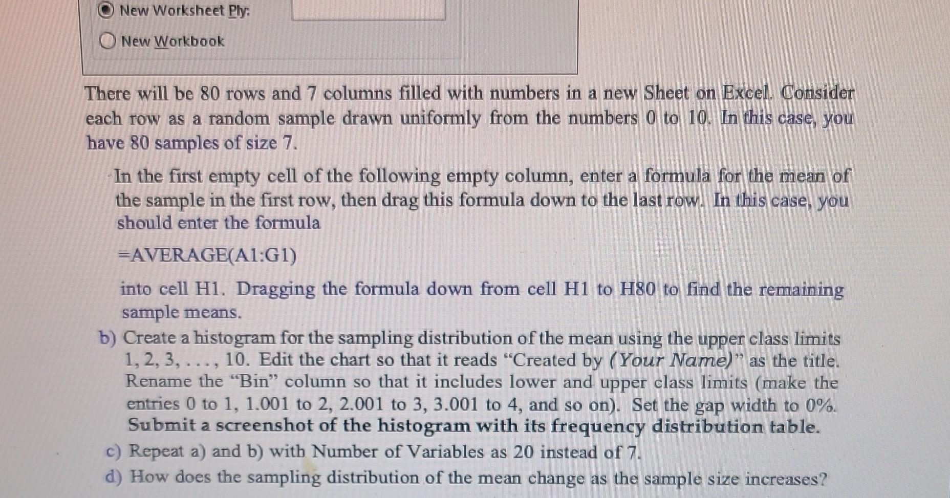 Solved please make histogram and tell me how to do the bins | Chegg.com