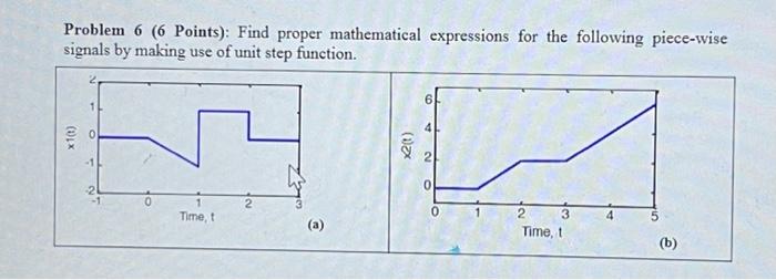 Solved Problem 6 6 Points Find Proper Mathematical 