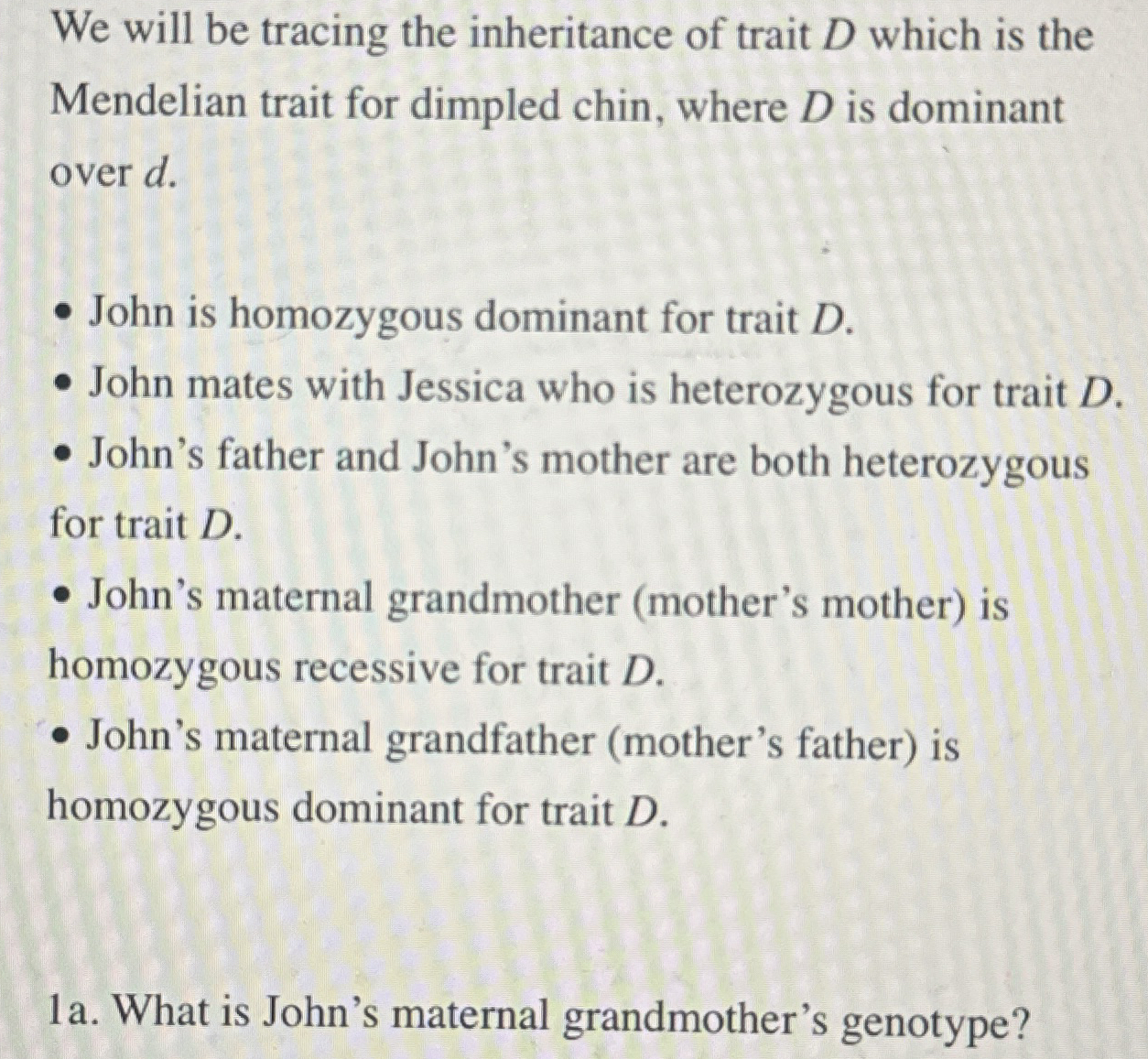 Solved We will be tracing the inheritance of trait D ﻿which | Chegg.com