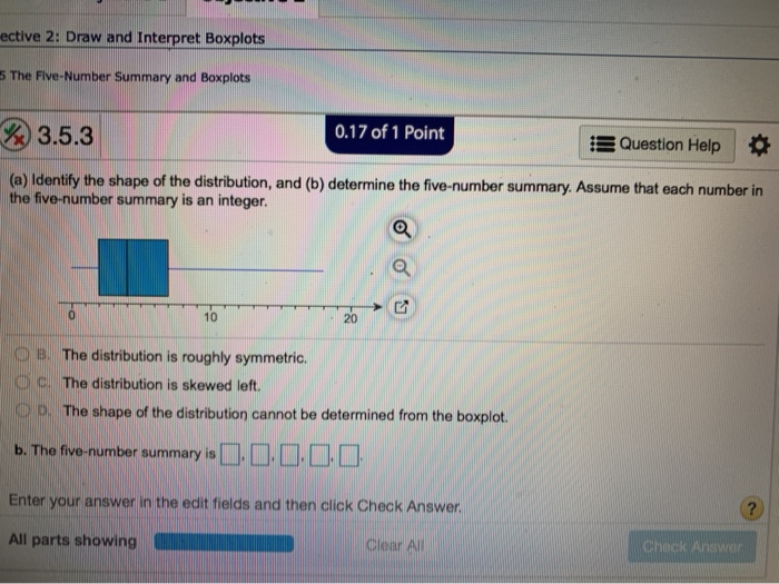 Solved ective 2: Draw and Interpret Boxplots 5 The | Chegg.com