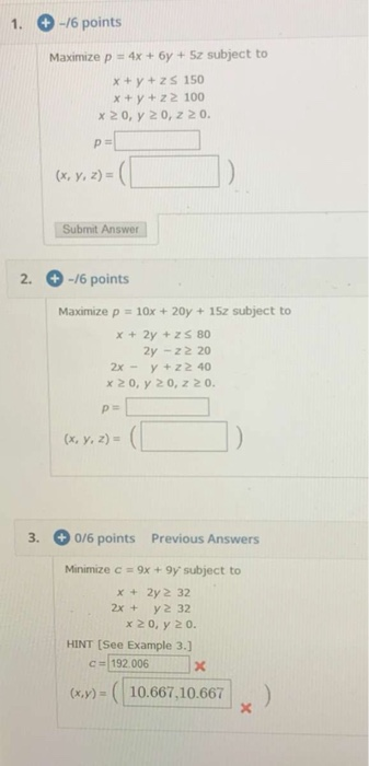 Solved finite math just need help I think Im supposed to | Chegg.com