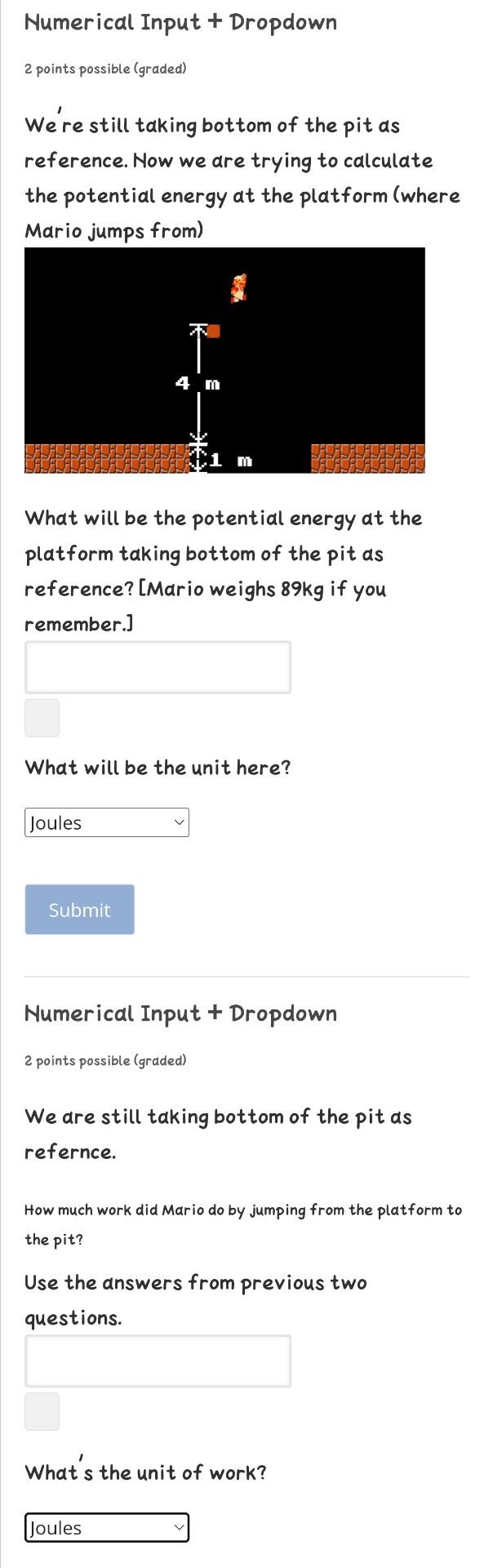Solved Numerical Input 1 point possible (graded) Taking the | Chegg.com