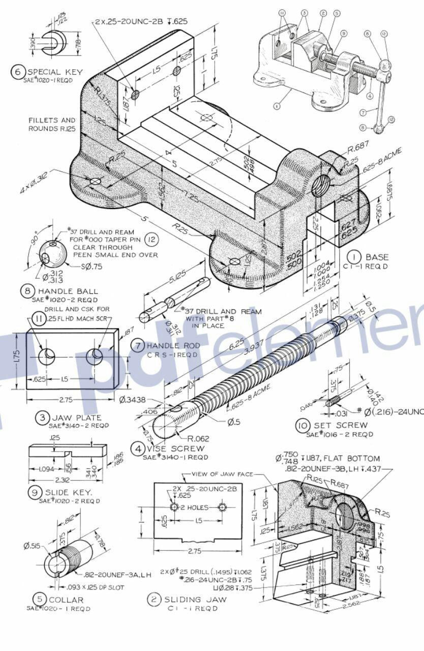 Solved 254- 2x.25-20UNC-2B T.625 -06- (6) SPECIAL KEY SAE | Chegg.com