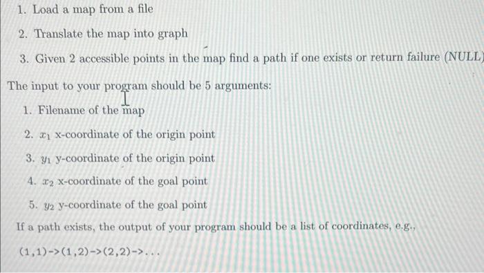 we need to create a path-finding in a grid-map, where | Chegg.com
