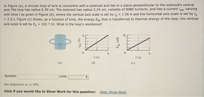 Solved In Figure (a), a circular loop of wire is concentric | Chegg.com