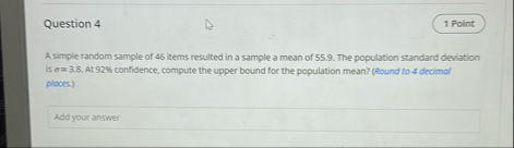 Solved Question 1A simple random sample of 304 ﻿individuals | Chegg.com