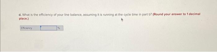 Solved The desired daily output for an assembly line is 340 | Chegg.com