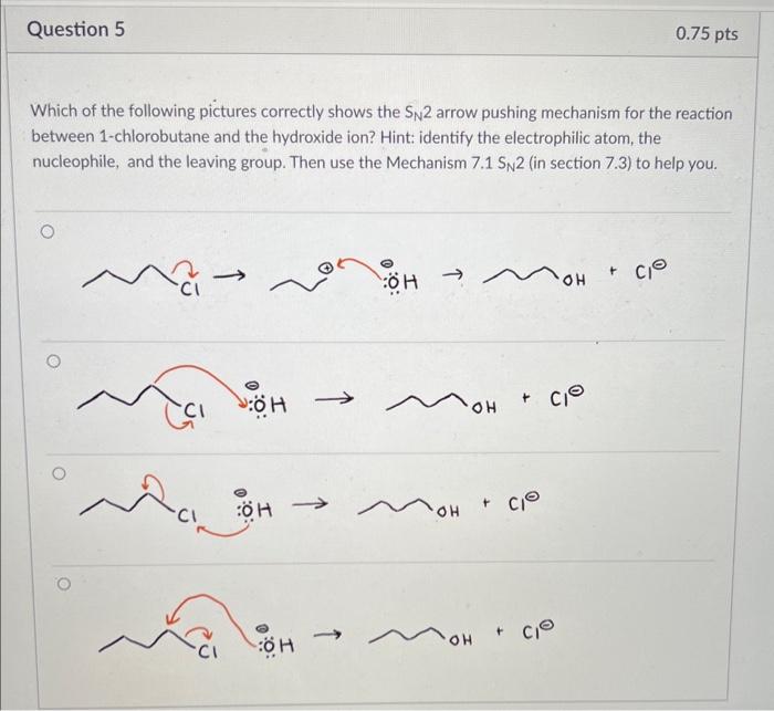 Solved Which of the following pictures correctly shows the | Chegg.com