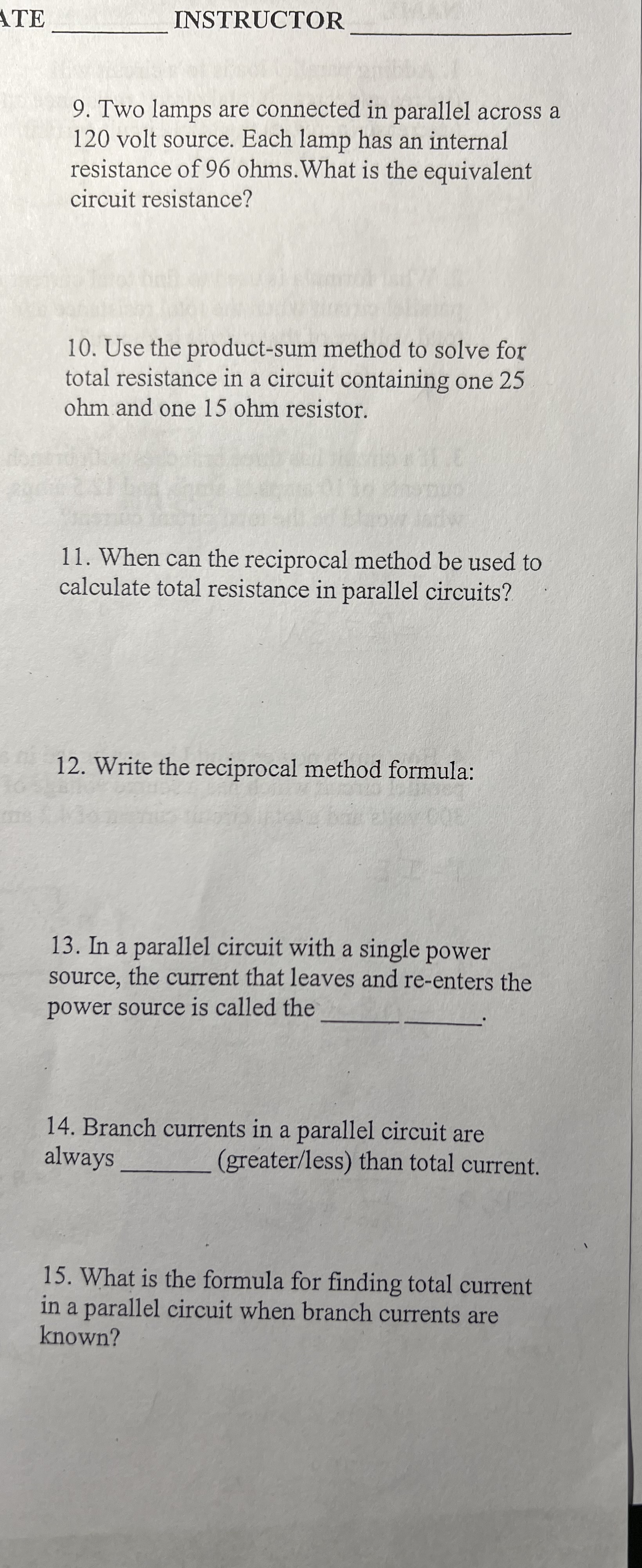 Solved solve all questions and fill in blanks | Chegg.com