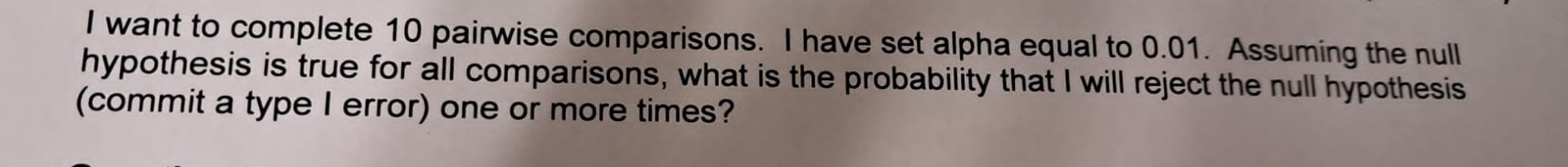 Solved I want to complete 10 ﻿pairwise comparisons. I have | Chegg.com