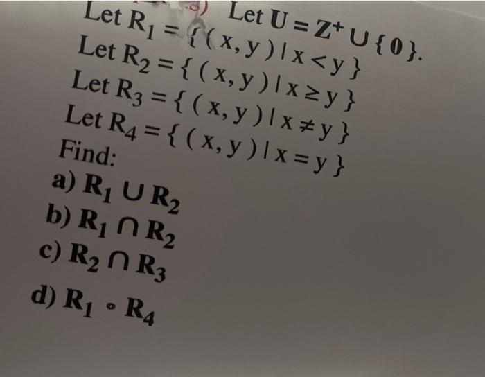 Solved Let R1={(x,y)∣x | Chegg.com