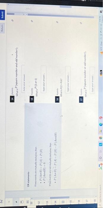 Mutually Exclusive 12 points The events 'the spinner | Chegg.com