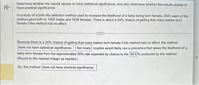 Solved Determine whether the results appear to have | Chegg.com