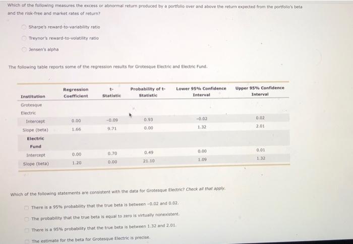 Solved 7. Calculating a beta coefficient for a portfolio | Chegg.com
