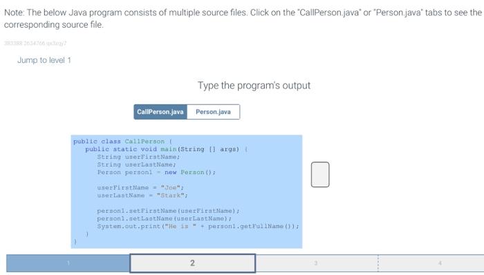 Solved Note: The below Java program consists of multiple | Chegg.com