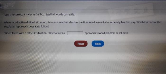 Solved Type the correct answer in the box. Spell all words | Chegg.com Solved Type the correct answer in the box. Spell all words | Chegg.com