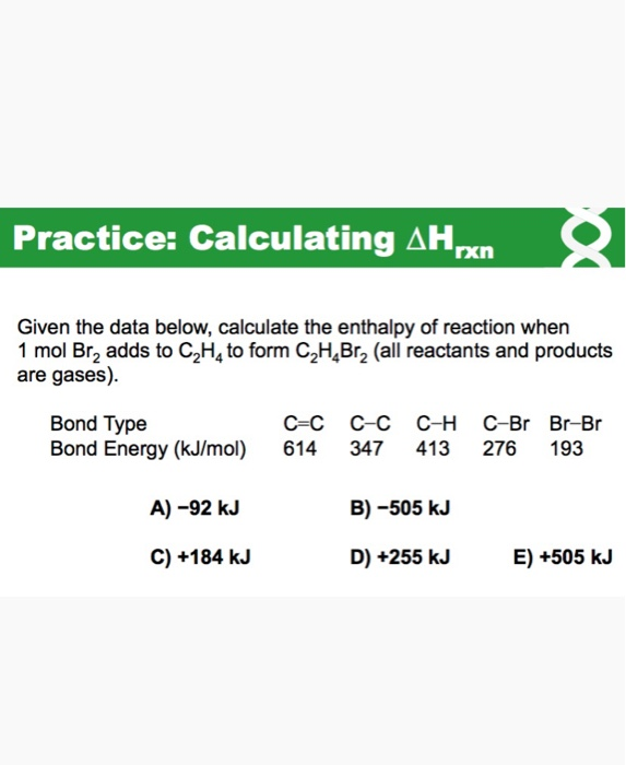 Solved Practice: Calculating AH O Given the data below, | Chegg.com