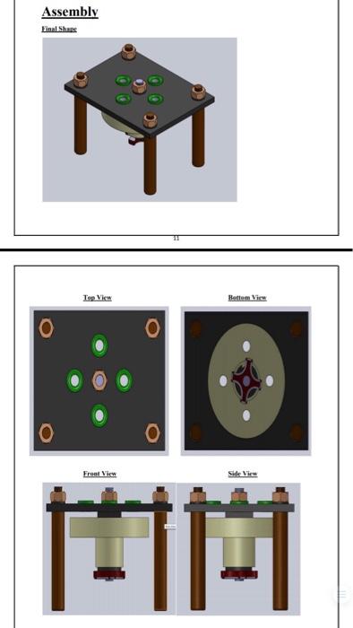 Solved Assembly of a Table Jig Following parts are used in | Chegg.com