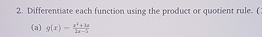 Solved Differentiate each function using the product or | Chegg.com
