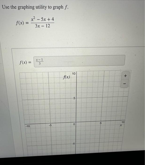 Solved Use the graphing utility to graph f. | Chegg.com