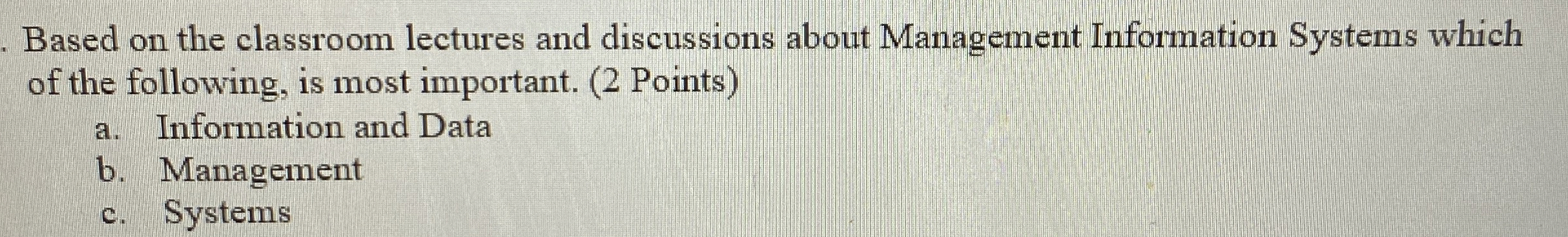 Solved Based on the classroom lectures and discussions about | Chegg.com