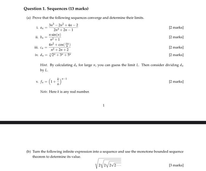 Solved Write down precisely what it means for a series ∑ an | Chegg.com