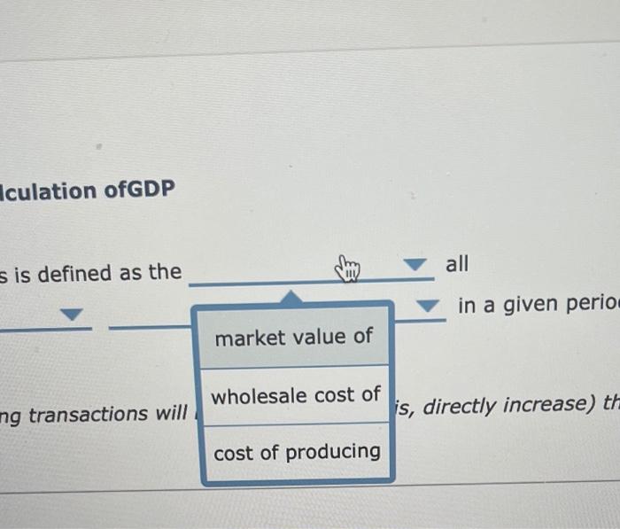 Solved 2. Activities included (and not included) in the | Chegg.com