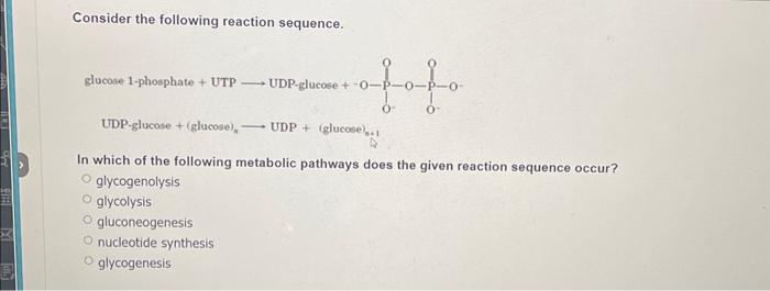 Solved Consider the following reaction sequence. | Chegg.com