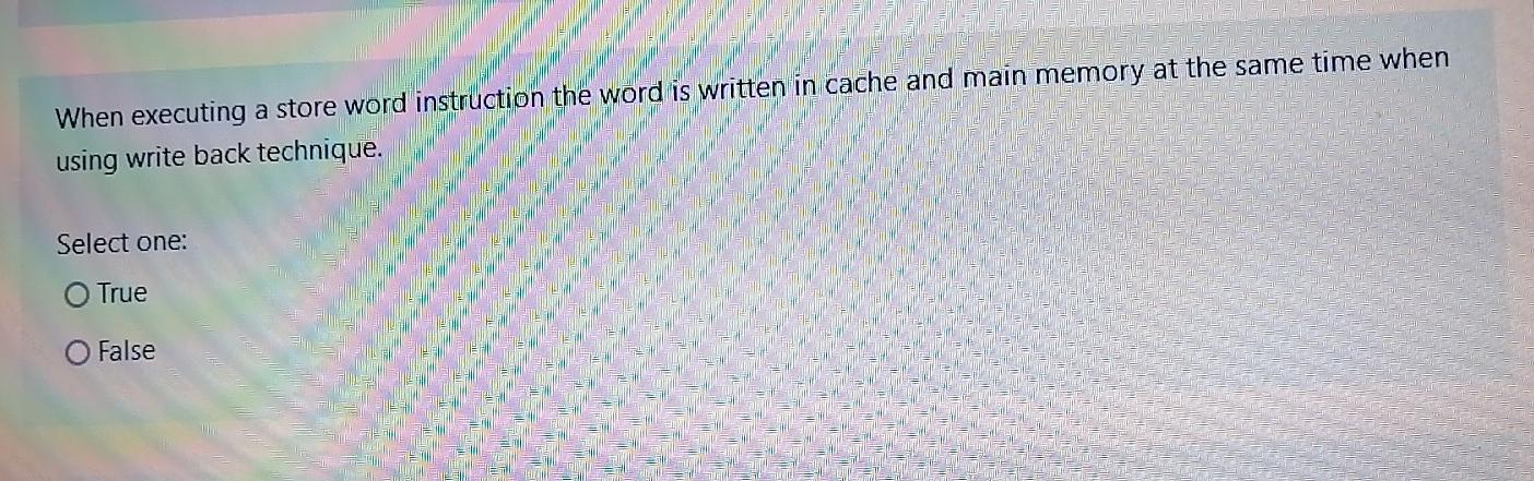 Solved When executing a store word instruction the word is | Chegg.com