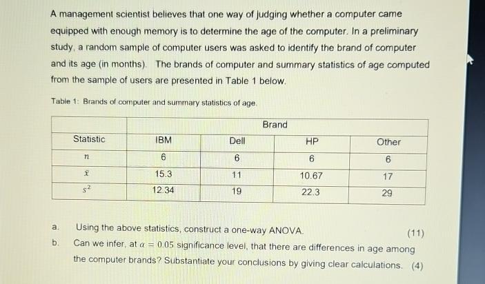 Solved A management scientist believes that one way of | Chegg.com