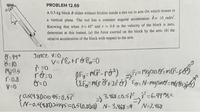 Solved how would you do this problem if the arm rotated in | Chegg.com