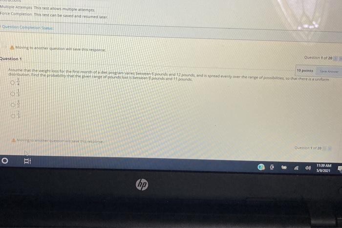 Solved Multiple Attempts Thiestest allows multiple attempts | Chegg.com