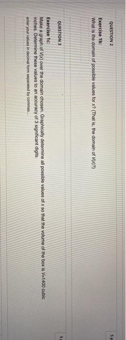 Solved Exercise 1a: Exercise 1: Dimensions of the Largest | Chegg.com