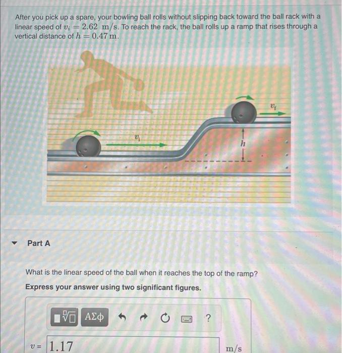 Solved After you pick up a spare, your bowling ball rolls | Chegg.com Solved After you pick up a spare, your bowling ball rolls | Chegg.com