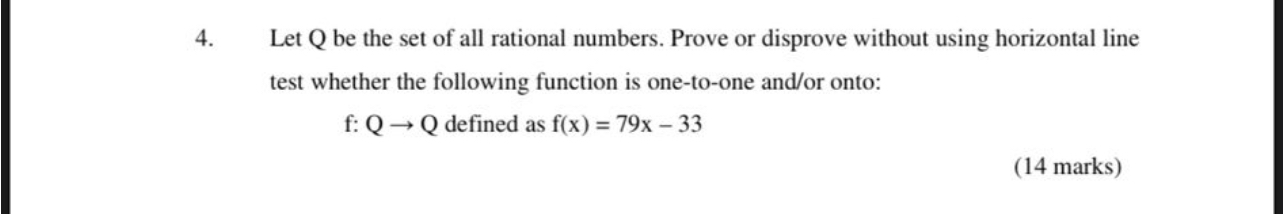Solved Let Q ﻿be the set of all rational numbers. Prove or | Chegg.com