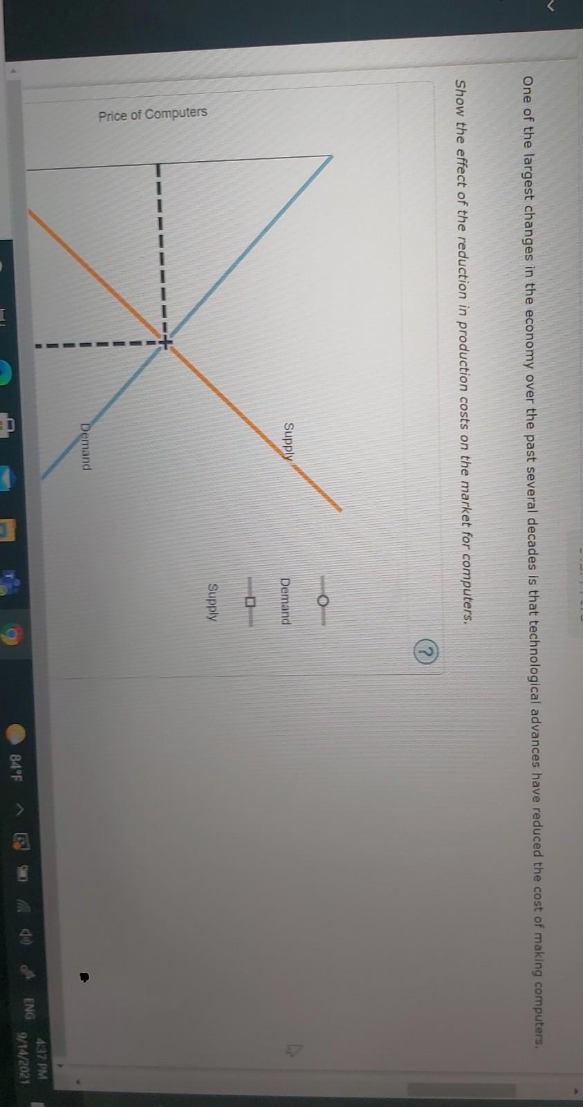Solved One of the largest changes in the economy over the | Chegg.com