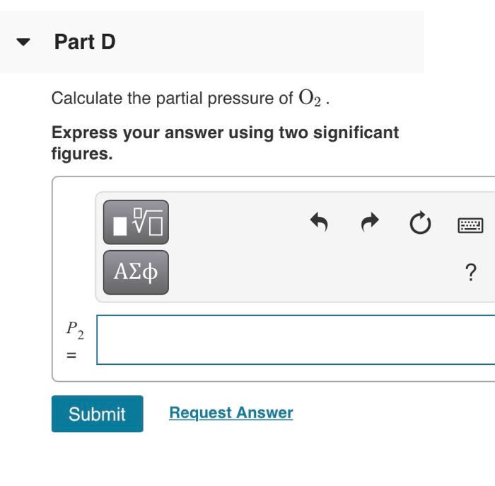 Solved A gas mixture contains 1.27 g N2 and 0.82 g 02 in a | Chegg.com